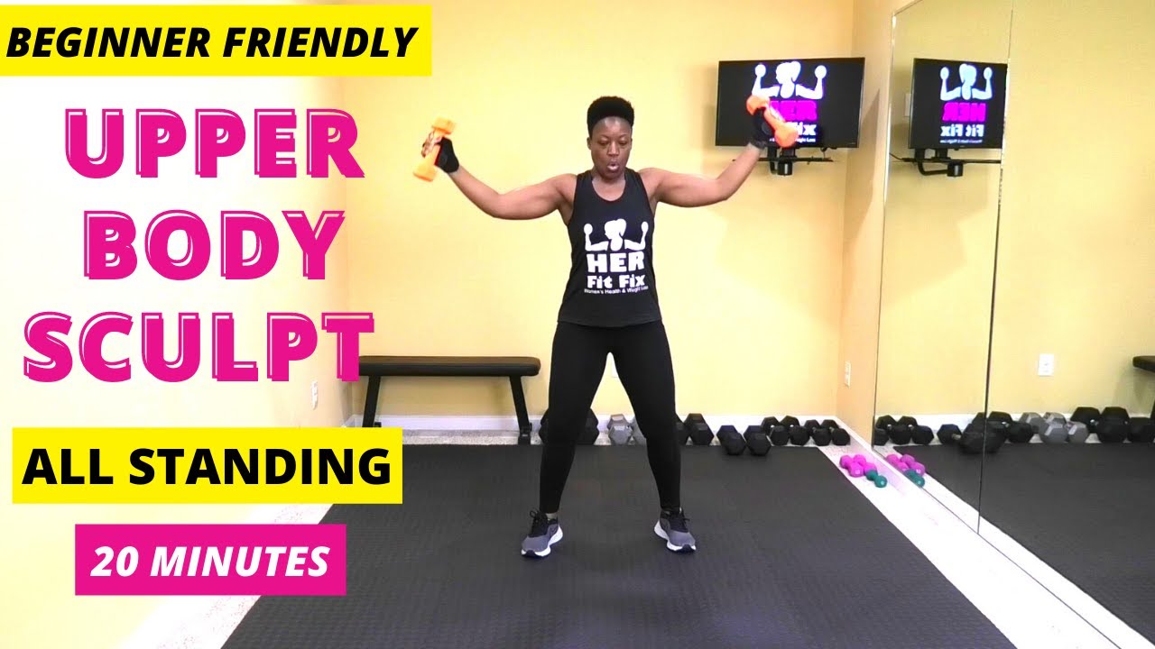 Upper Body Sculpting Workout for Women - Arms, Shoulders, Back, & Chest - YouTube