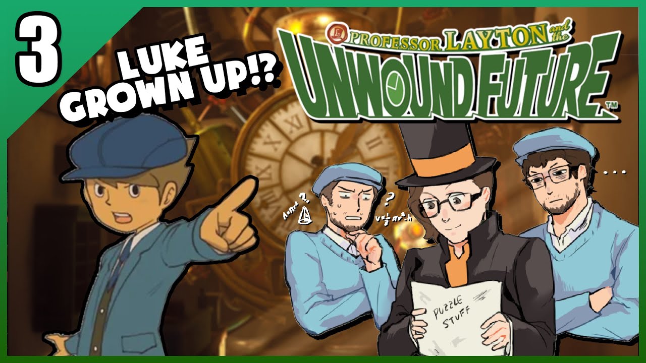 Luke Triton All Grown Up - Professor Layton and the Unwound Future with ...