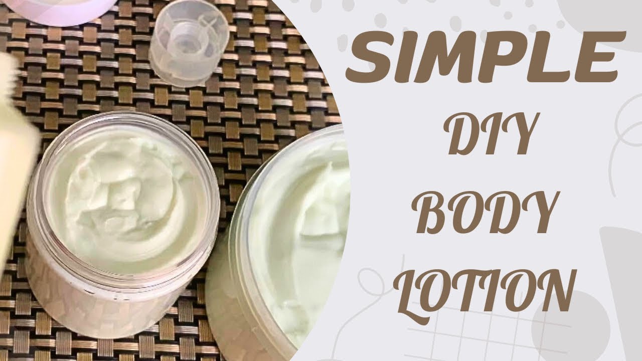 HOW TO MAKE EASY BODY LOTION AT HOME #diy #howto - YouTube