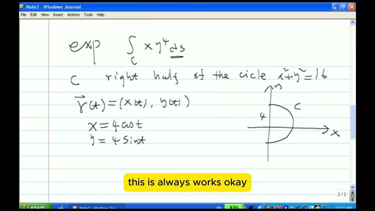 Line integrals - YouTube