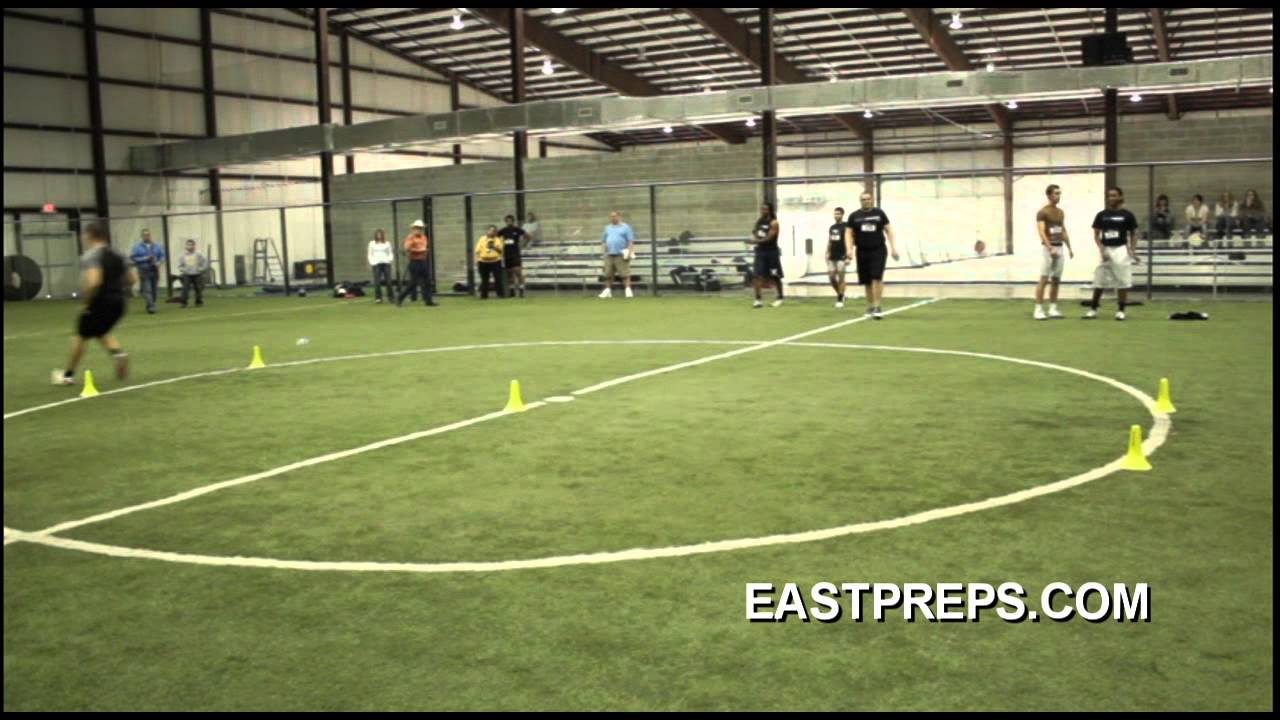 D2 D3 PRO DAY JORDAN SCHELL AUSTIN COLLEGE WR D2 D3 COMBINE SOUTHWEST ...