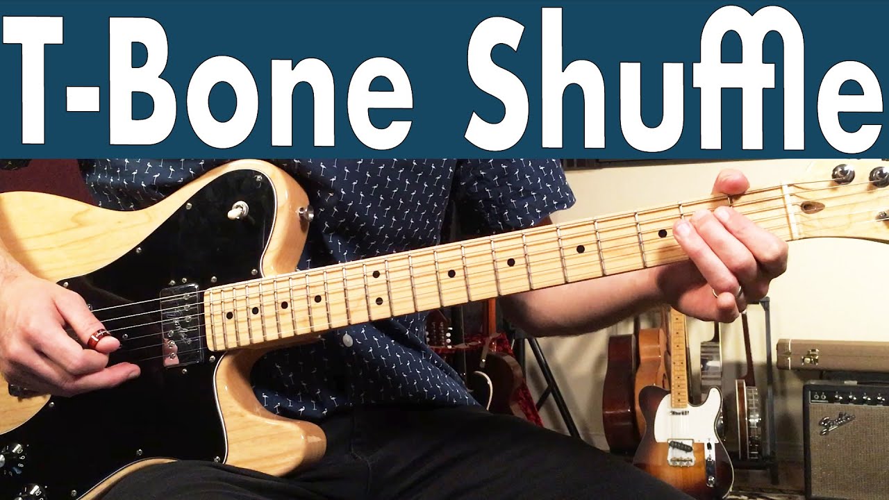 How To Play The T-Bone Shuffle On Guitar | T-Bone Walker Blues Guitar ...