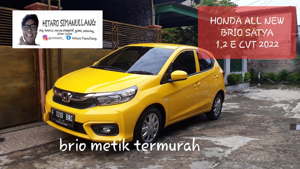 honda all new brio satya 1.2 E CVT improvement 2022 [DD1], In Depth ...