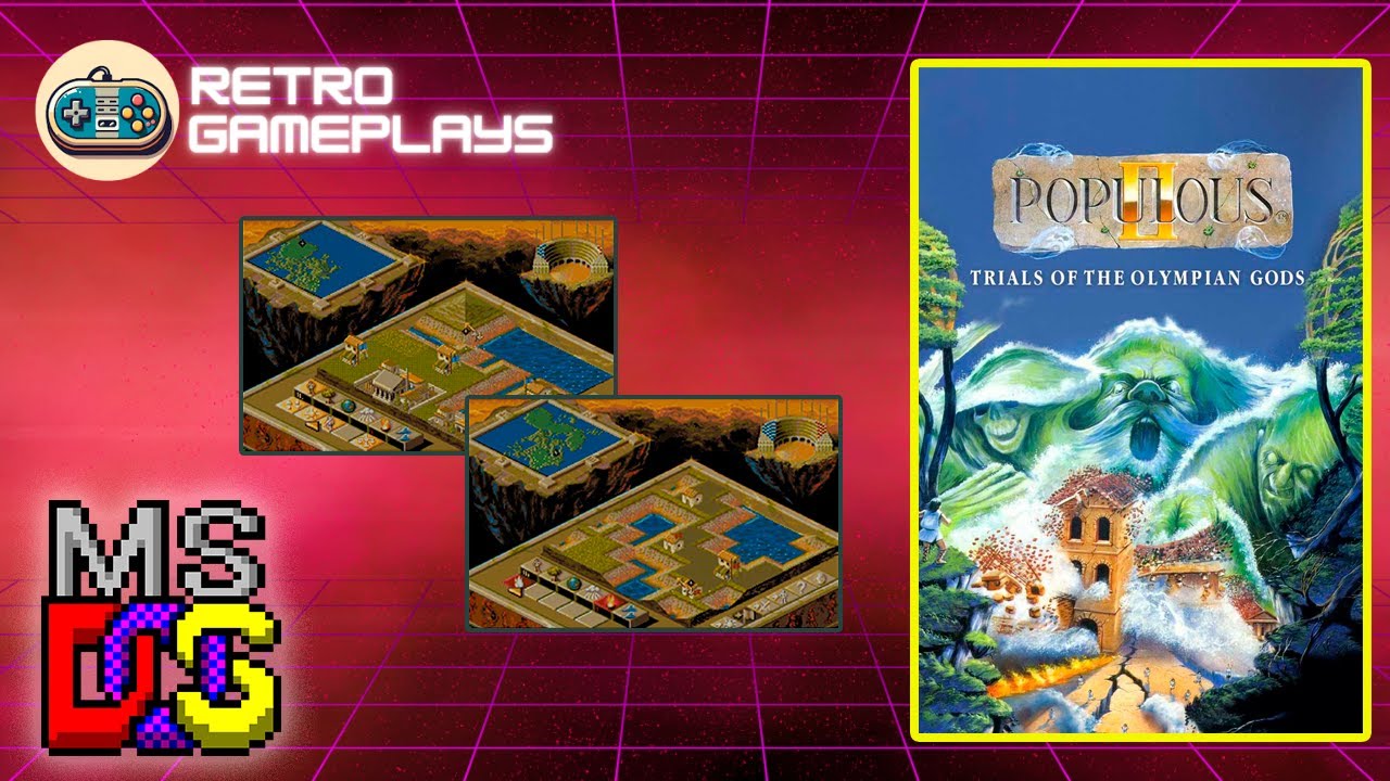 Populous II: Trials of the Olympian Gods (MS-DOS) - YouTube