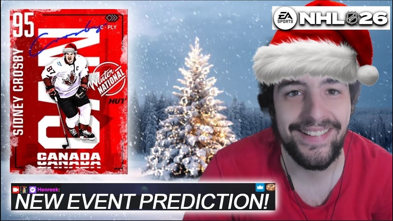 NEW CHRISTMAS EVENT TOMORROW? EVENT PREDICTION I NHL 26 HUT - YouTube