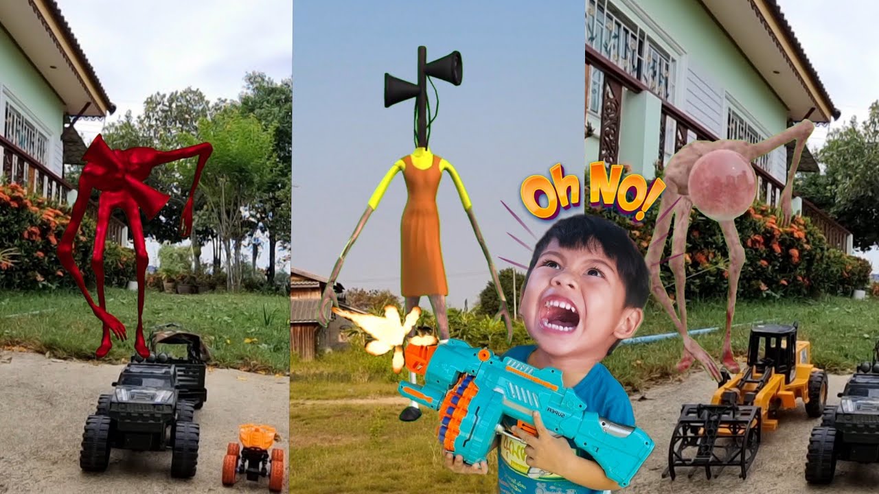 เจ้าเปา ล่าไซเรนเฮดep.1 โกโกวา สกิบิดี้ทอยเลท สไปเดอร์แมน กระสือ Siren ...