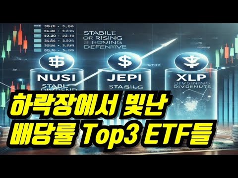 하락장에서 빛난 배당률 TOP3 ETF들! - YouTube