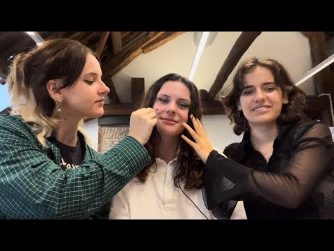 [ASMR] face relaxation at our university - YouTube