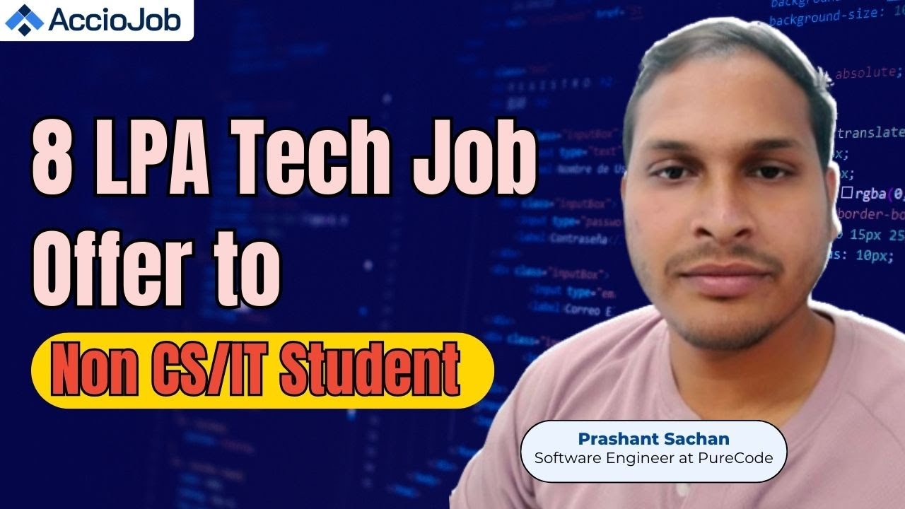 My Placement Journey with Acciojob | MSc. Student to Software Developer ...