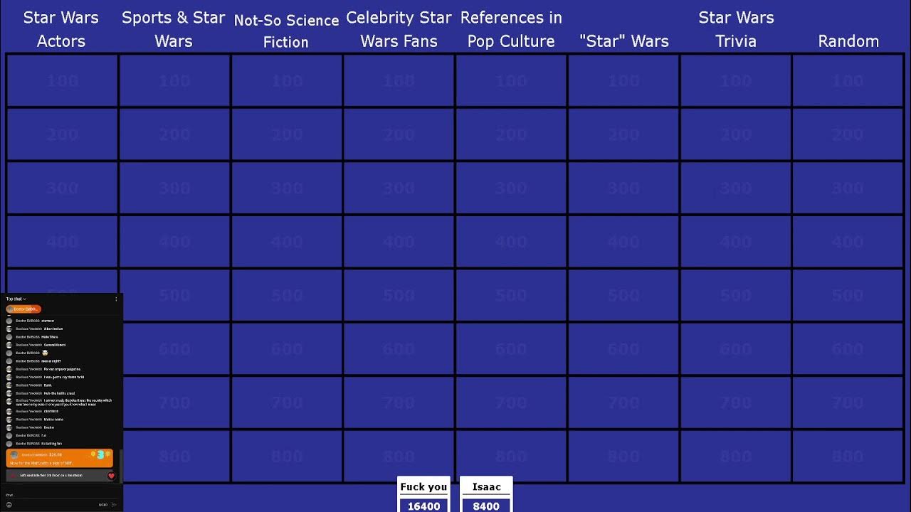 Star Wars Jeopardy hosted by UrktheTurtle - YouTube