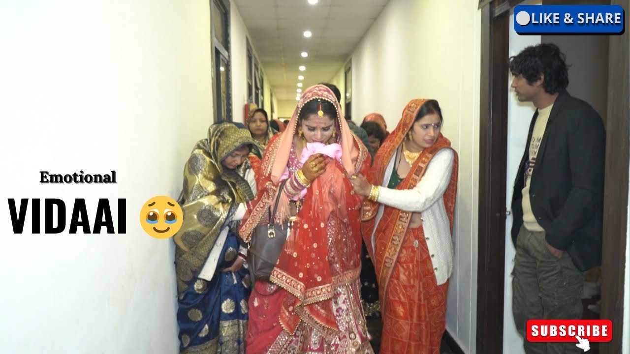 Emotional vidaai🥹 | Heart touching |Dulhan vidai #youtube #wedding # ...
