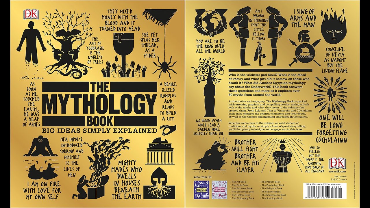 The Mythology Book Big Ideas Simply Explained Youtube