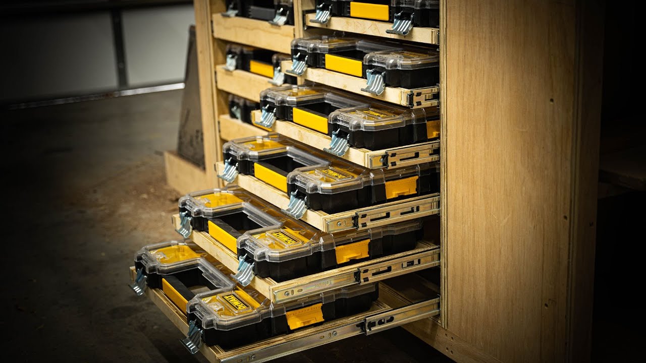 How To Build Storage | Workshop Parts Organization - YouTube