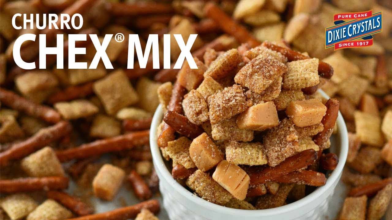 Party Recipe: How to Make Churro Chex Mix - YouTube
