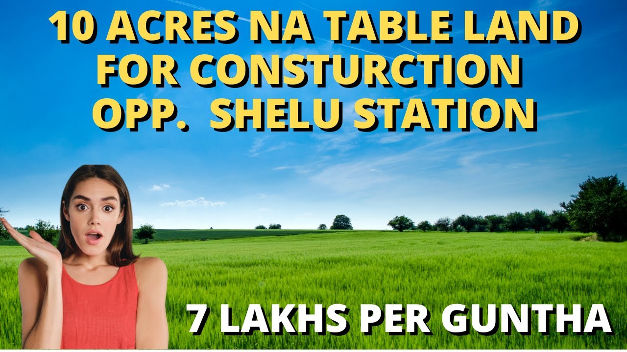10 ACRES PRIME TABLE PLOT OPP SHELU STATION FOR SALE - YouTube