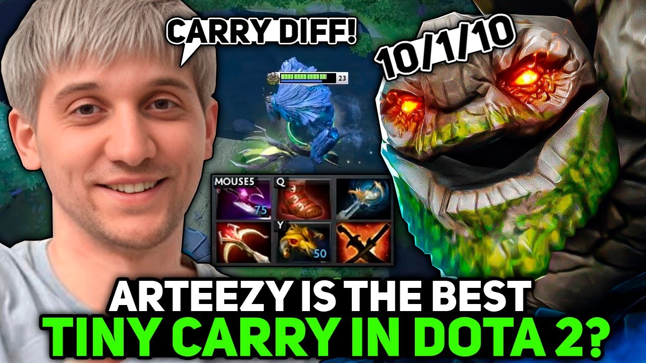 ARTEEZY IS THE BEST TINY CARRY IN DOTA 2? - YouTube