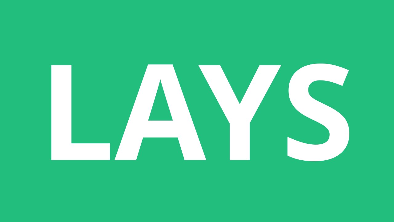 How To Pronounce Lays - Pronunciation Academy - YouTube