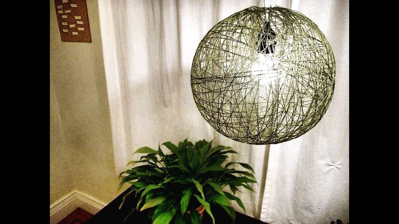 DIY thread balloon lamp/Niharika creations 🌹🌹 - YouTube