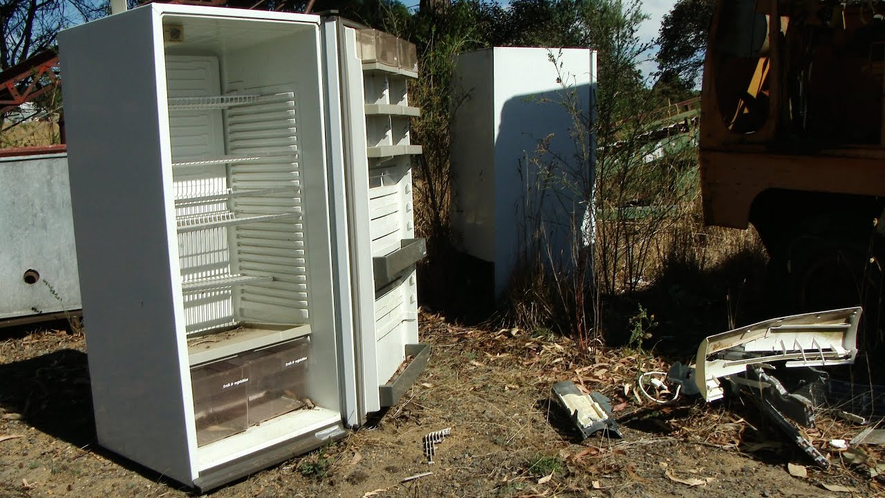 Smashing Two Fridges - YouTube