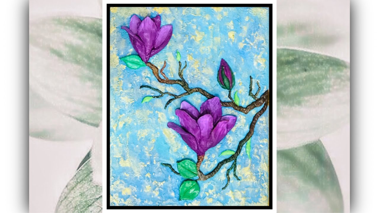CLAY MURAL PAINTING FOR BEGINNERS| 3D CLAY ART PAINTING| CLAY MURAL ART ...