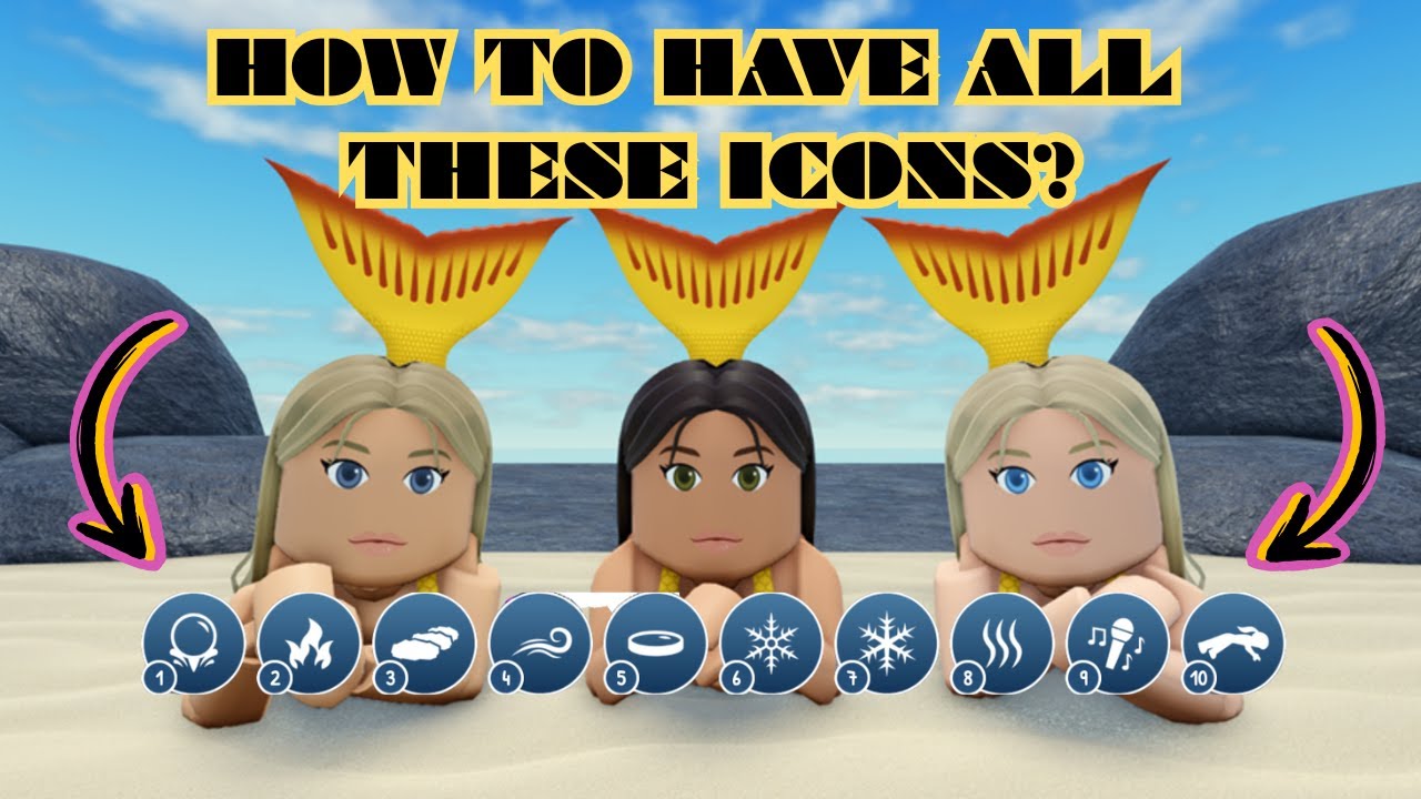 How to have Extra Powers and All Icons in Mermaid Testing l Roblox l ...