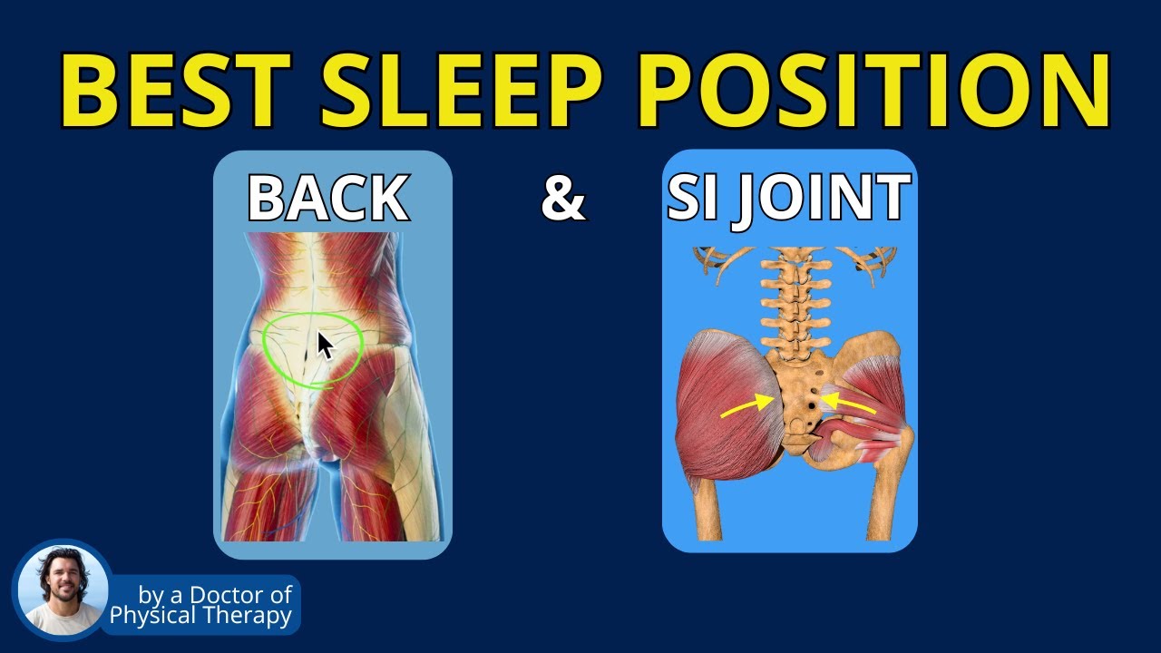 Best Sleeping Positions for SI Joint Pain, Sciatica, Back Pain Relief ...