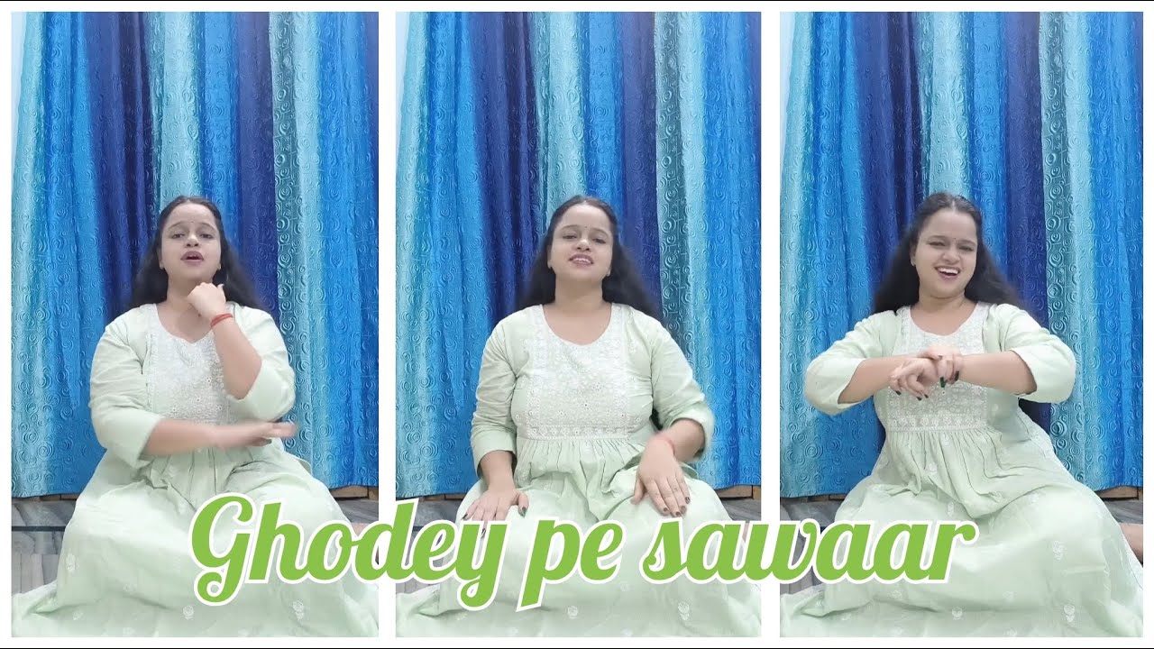 Ghodey pe sawaar | Qala | Sitting Choreography | Dance cover by Bhavya Garg - YouTube