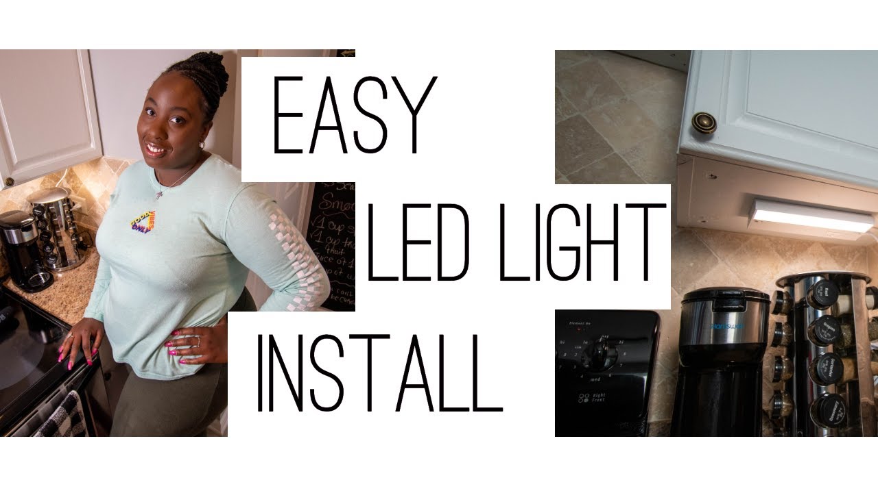 LED Under Cabinet Lighting - EASY INSTALL METHOD - GetInLight led ...