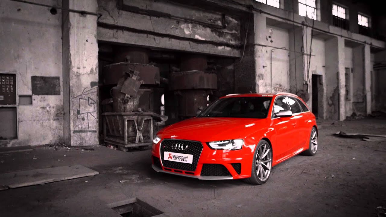 Audi RS 4 AVANT with Akrapovič Evolution exhaust system - YouTube