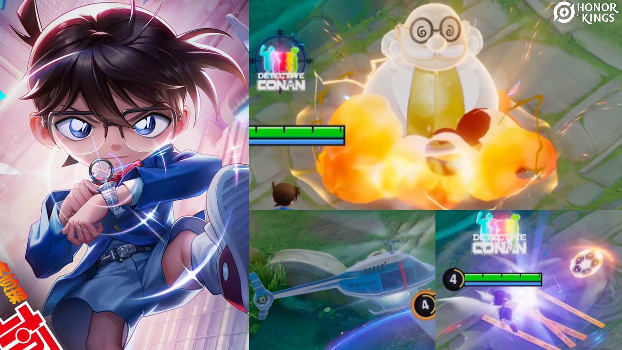 Honor of Kings x Detective Conan （Luban No.7）New Skin | Novo Visual ...
