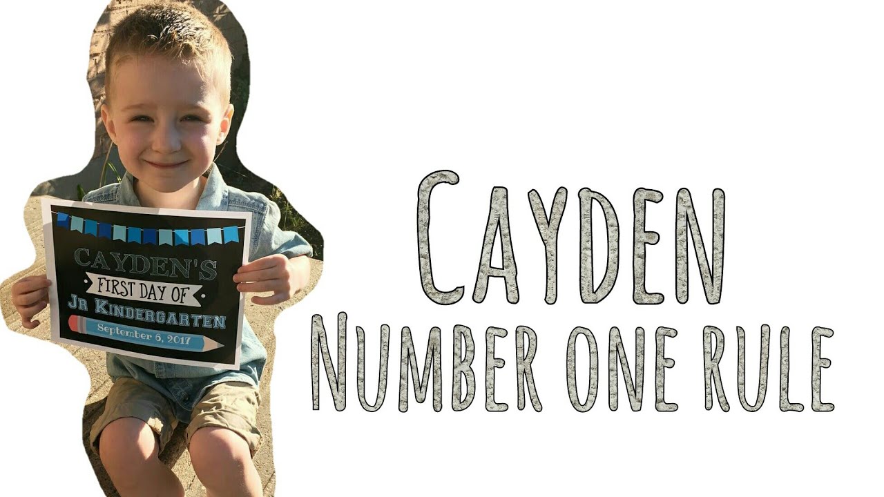 Cayden - Number One Rule - YouTube