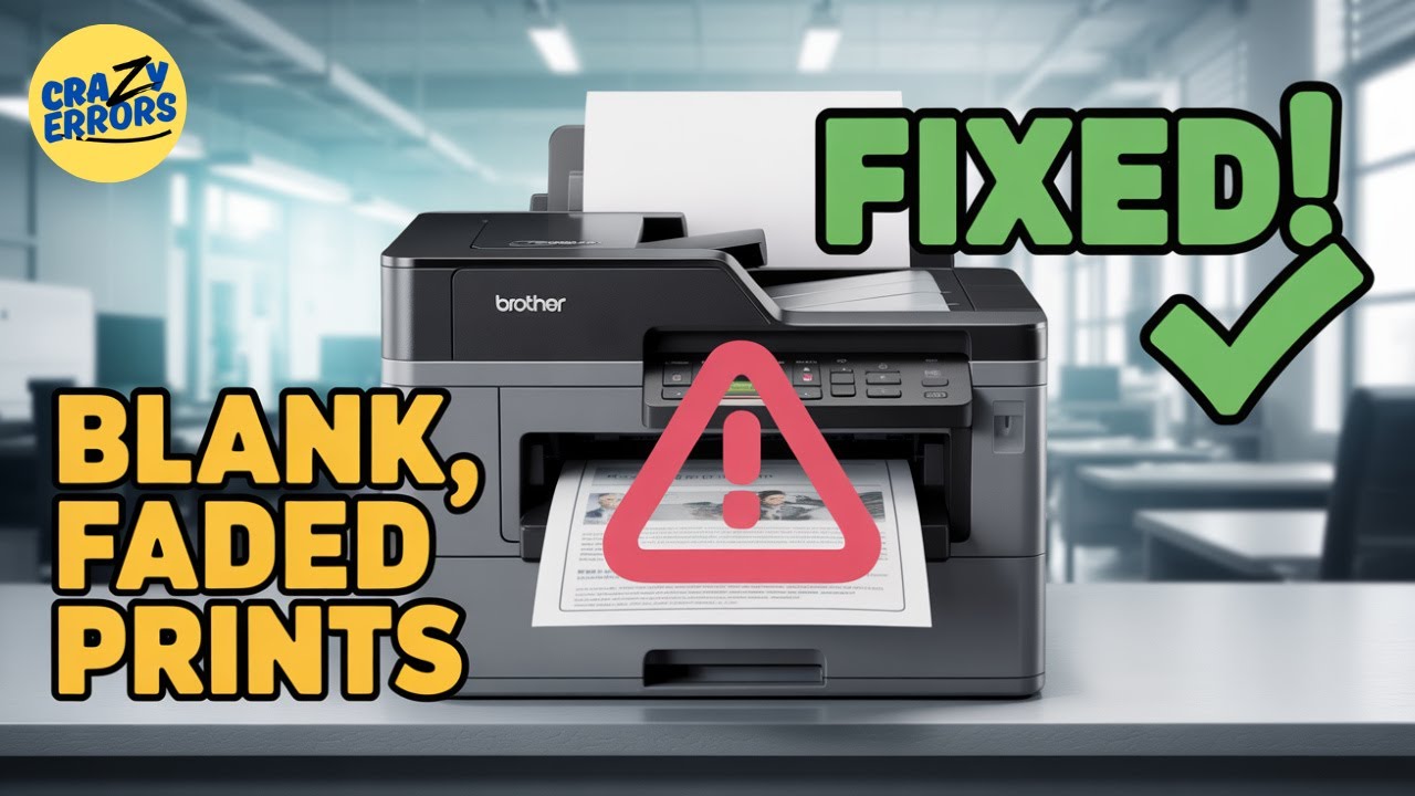 FIXED – Brother Printer Printing: Blank, Faded, or Smeared Prints ...