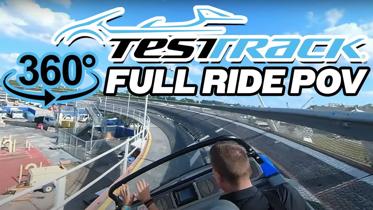 Test Track Full Ride 360° POV [4K] - EPCOT in Walt Disney World | 2023 ...