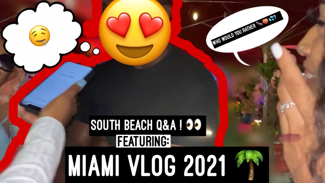 MIAMI VLOG 🌴| SOUTH BEACH INTERVIEWS! - YouTube