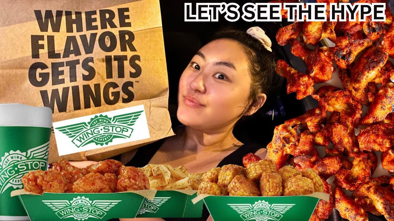 WING STOP MUKBANG! FIRST TIME! - YouTube