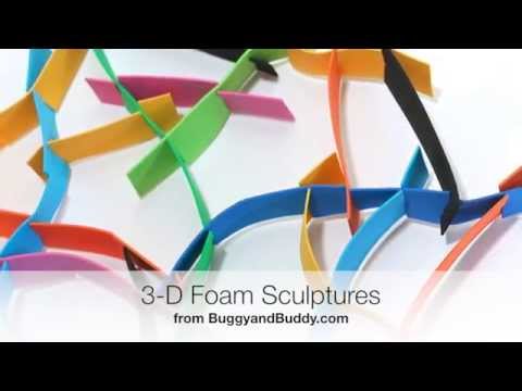 3 D Foam Sculptures - YouTube
