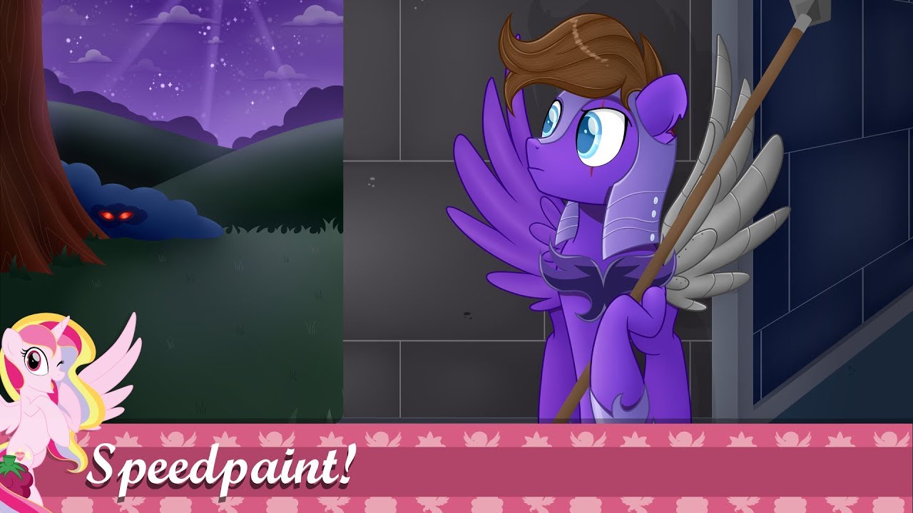 Dutiful Night Guard [MLP SPEEDPAINT] - YouTube
