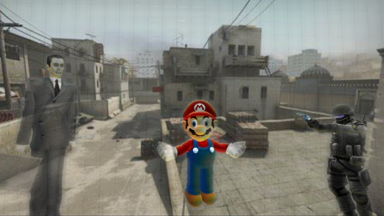 Mc64: What if mario was in Counter strike global offensive - YouTube