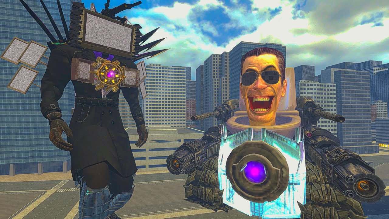 NEW UPGRADED TV MAN TITAN VS NEW G-MAN TANK AND OTHERS BOSSES in Garry ...