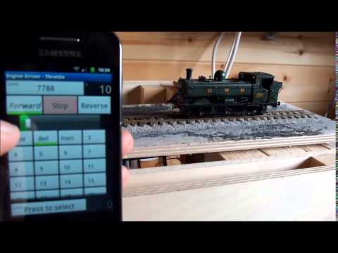 Wireless model railway DCC - YouTube