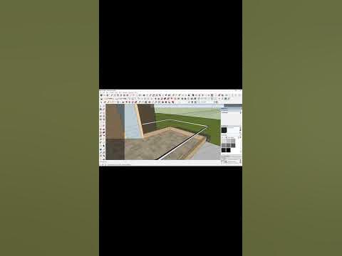 SketchUp tutorial how to use the "follow me"command in manual drawing SketchUp - YouTube
