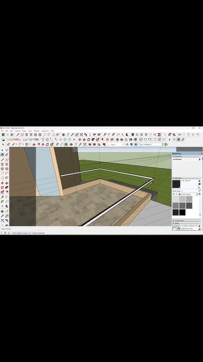 SketchUp tutorial how to use the "follow me"command in manual drawing SketchUp - YouTube