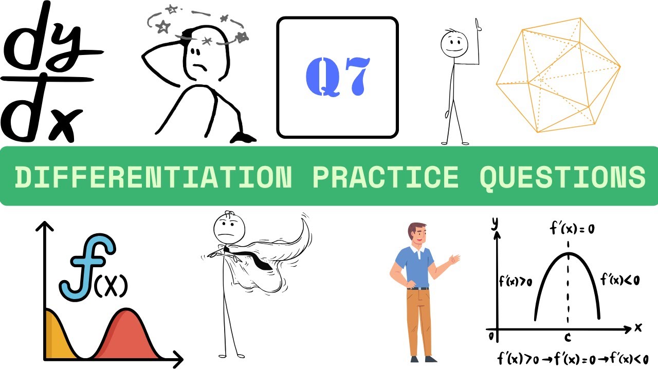 Differentiation Questions Solved Step by Step. - YouTube