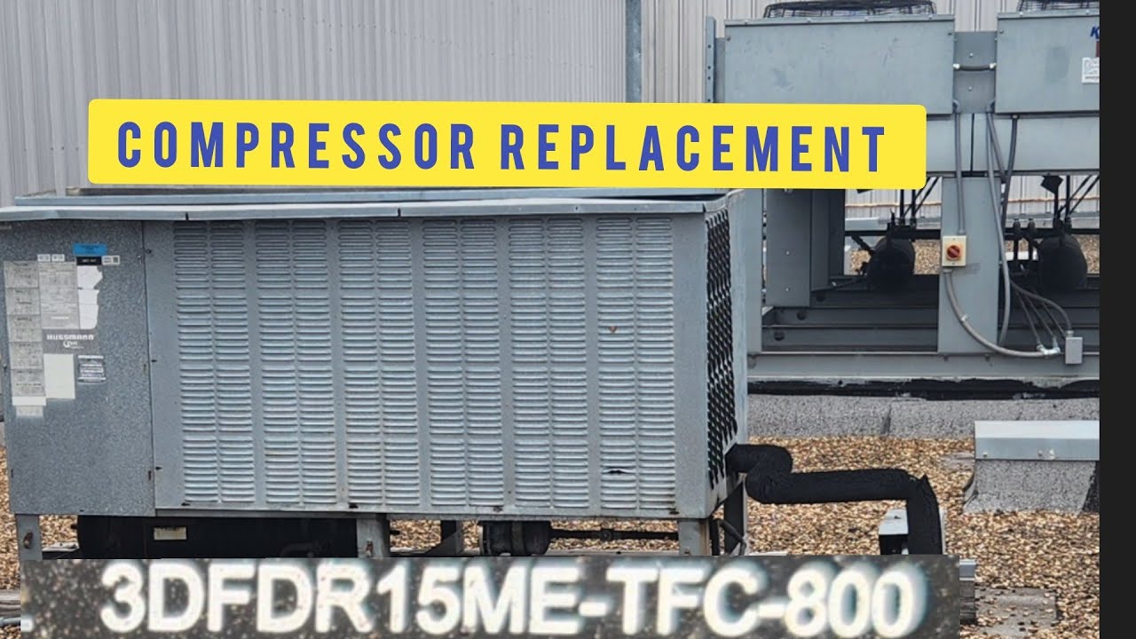 COPELAND 3D COMPRESSOR REPLACEMENT JOB. - YouTube