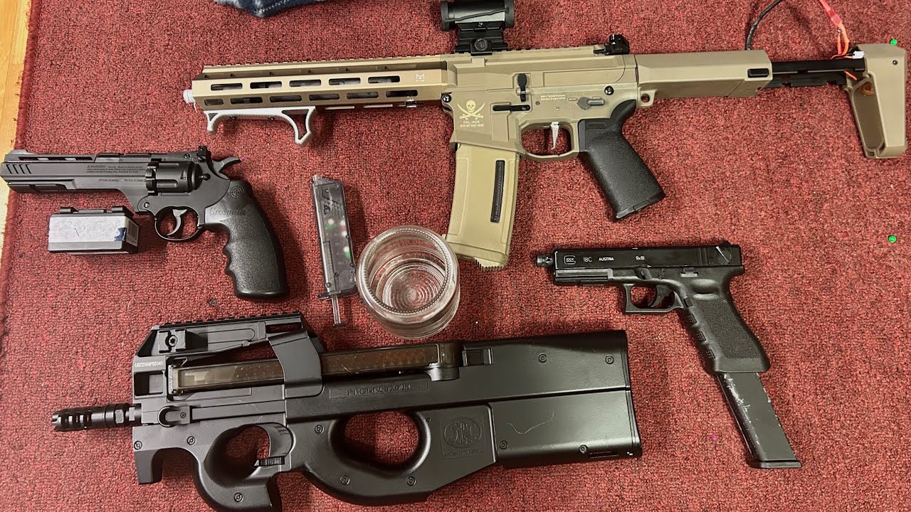 How Strong Are #airsoft Guns? (Glass Jar) - YouTube