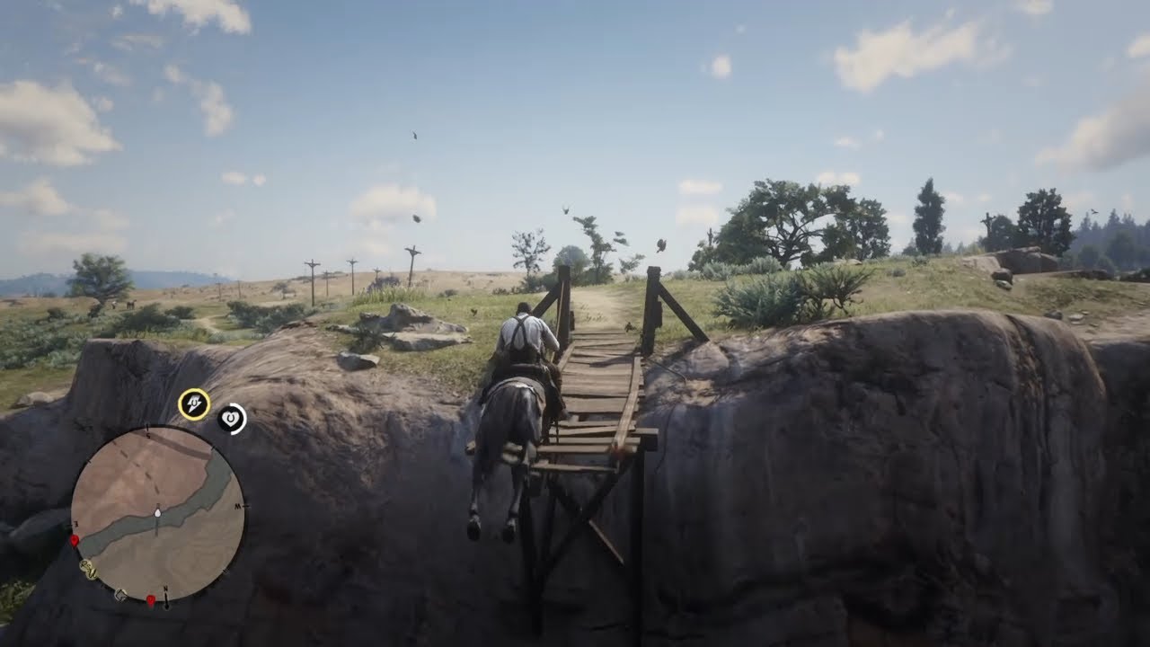 Red Dead Redemption - Horseman 9 (Arthur/jump bridge/return) - YouTube