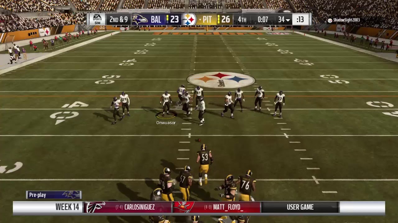 Rwtaka18's BFGO S2 Week 14 @ PIT - YouTube