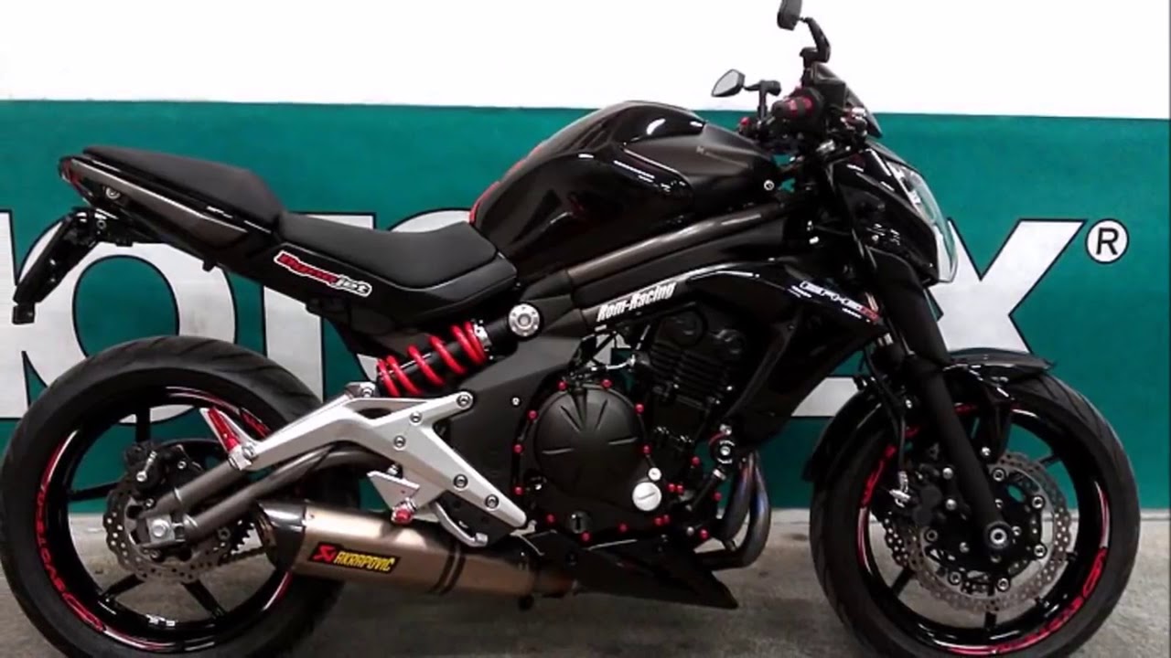 Kawasaki ER 6N tuning - YouTube