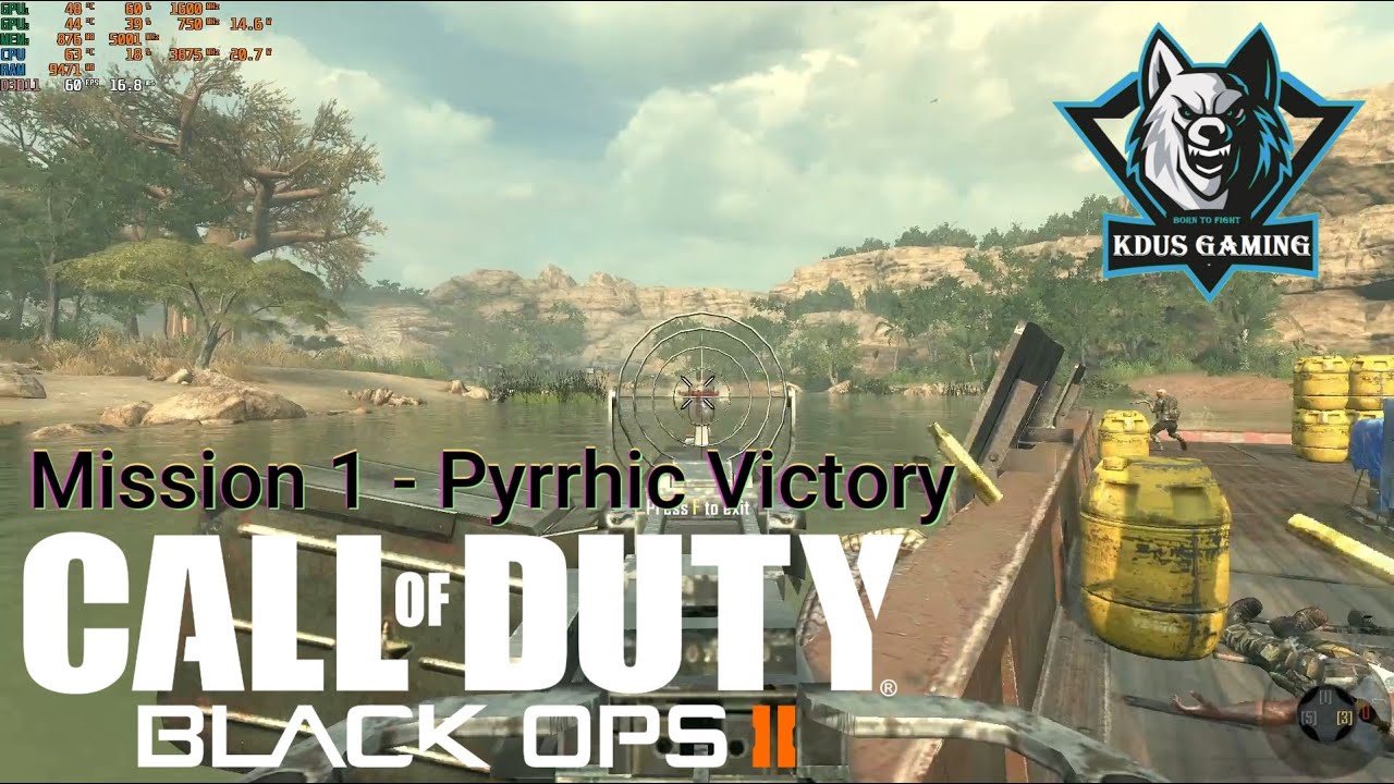 Call of Duty: Black Ops 2: Mission 1 - PYRRHIC VICTORY | Call of Duty ...