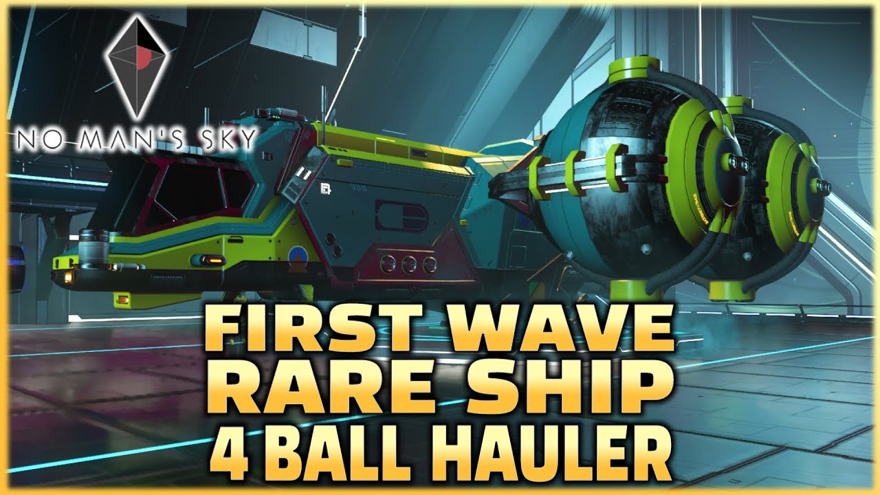 No Man's Sky : Come claim your rare 4 ball hauler ship! - YouTube